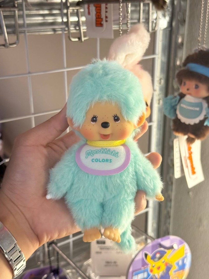 MONCHHICHI COLORS MINT GREEN KEYCHAIN, Hobbies & Toys, Toys & Games on Carousell