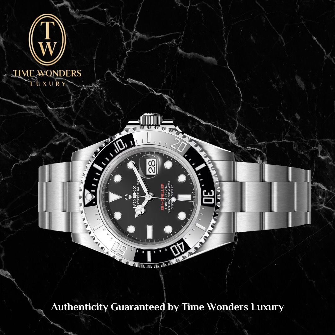 New March 2025 Rolex Sea Dweller Black Dial 126600, Luxury, Watches on ...