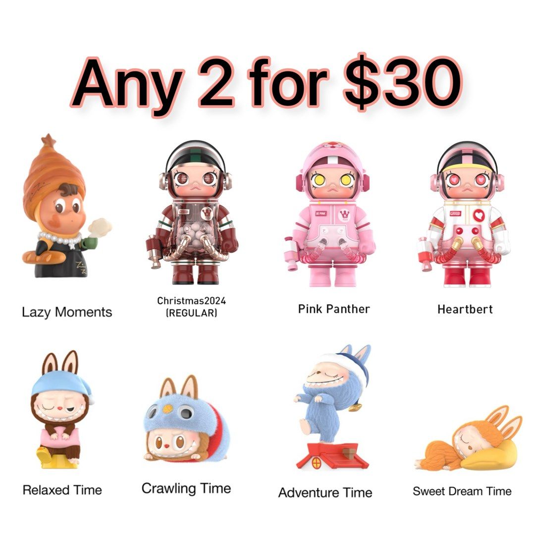 [NEW ON OFFER] Pop mart blind boxes labubu the monsters 1am relaxed ...