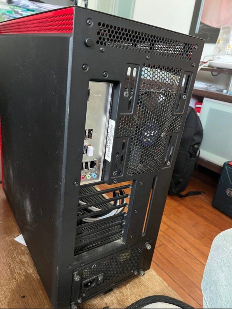 NZXT Custom PC - Black and Red, Computers & Tech, Desktops on Carousell