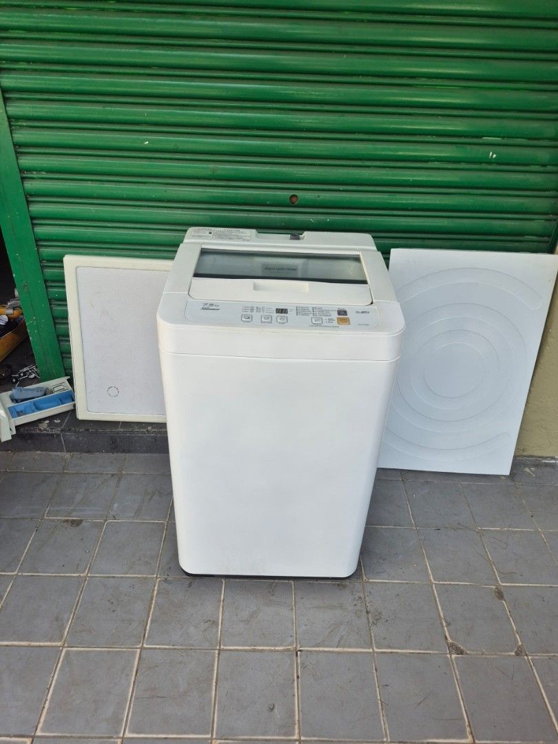 Panasonic 7.5kg Eco Aquabeat Top Load Washing Machine Washer Fully ...