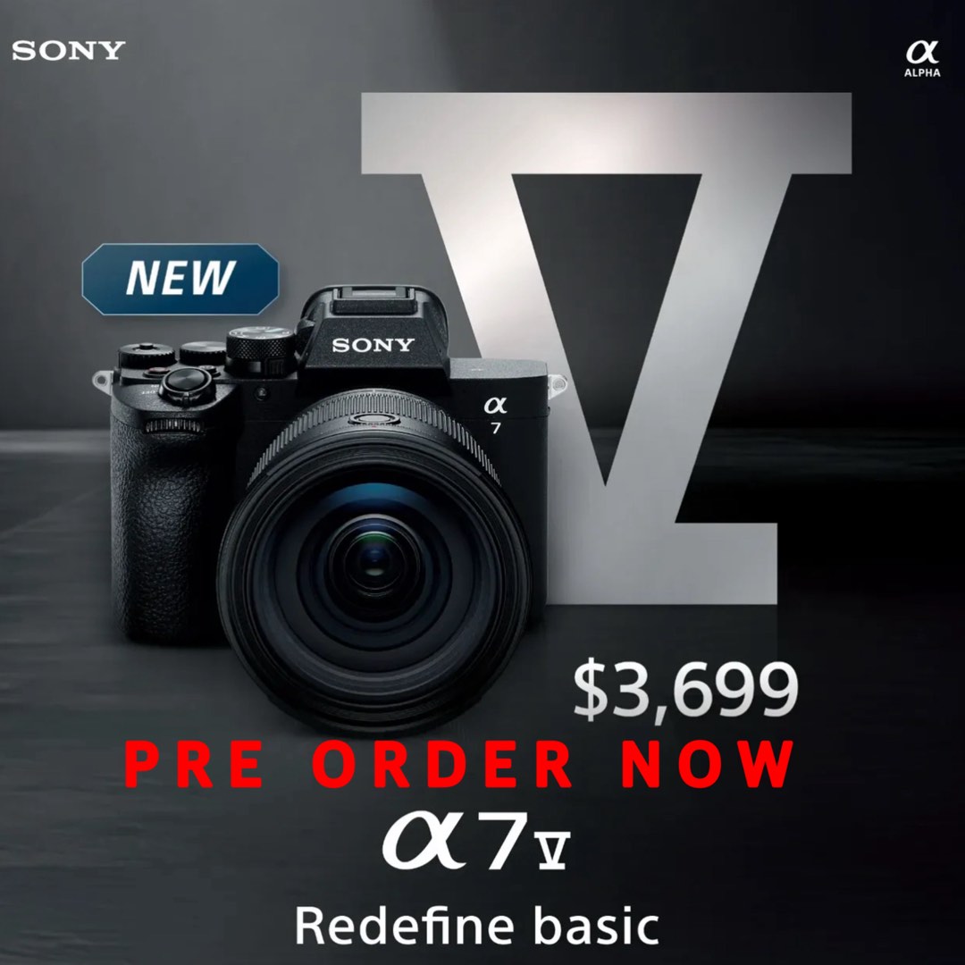 PRE ORDER NOW Sony A7V Mirrorless Camera Body / 7V A7M5 a7v a7, Photography, Cameras on Carousell