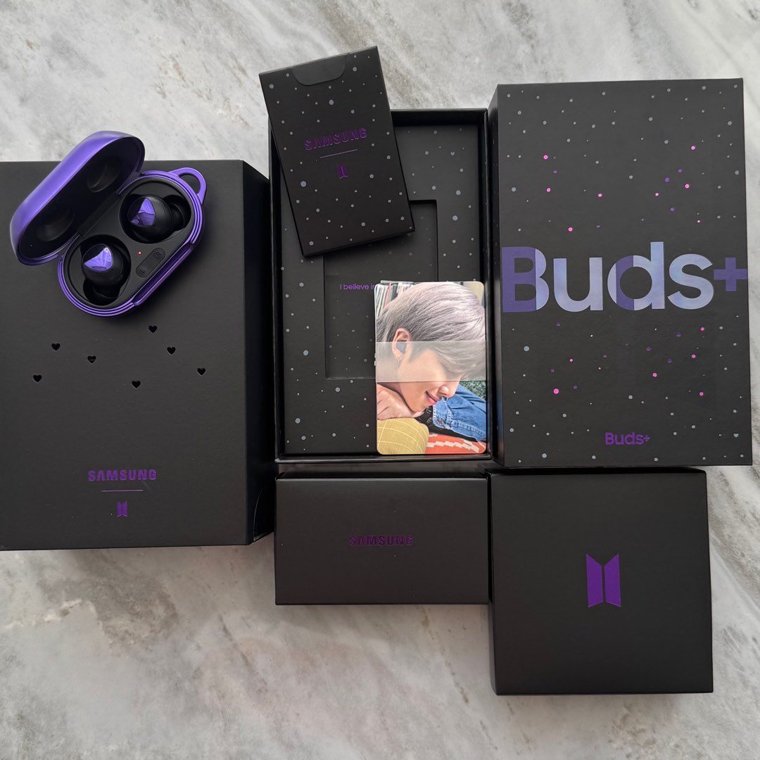 Samsung Galaxy Buds BTS Edition Full Complete Good Condition ...