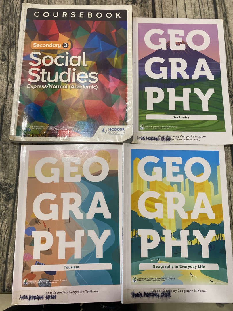 Secondary 3 Social Studies & Geography Textbooks, Hobbies & Toys, Books ...
