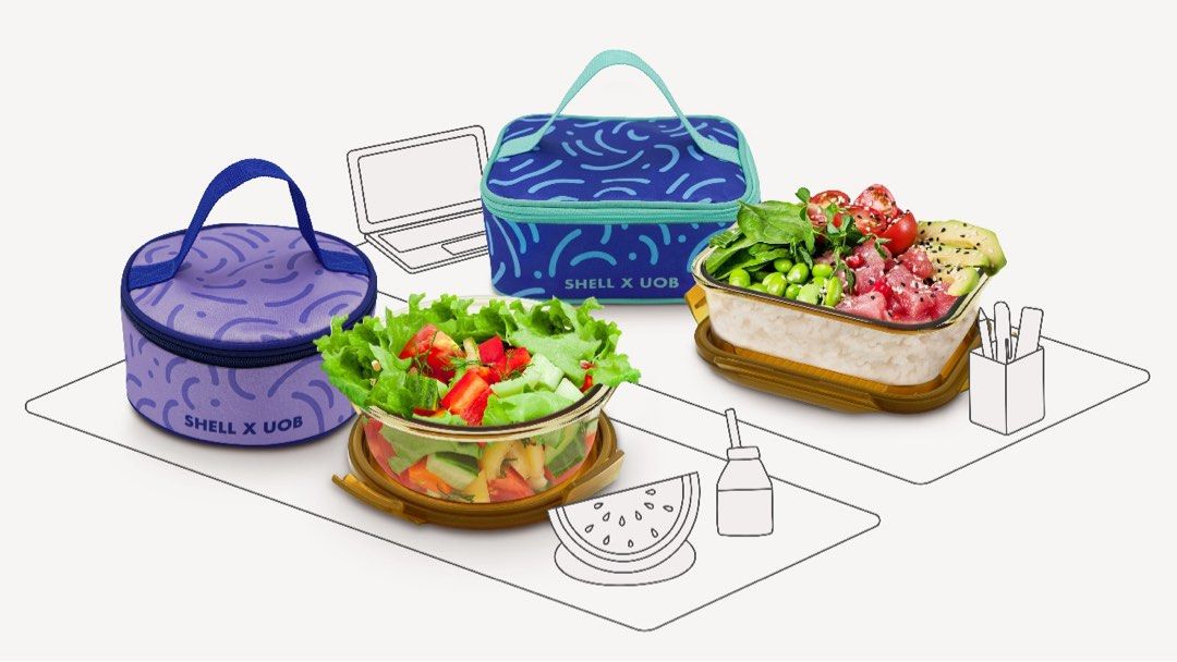 Shell x UOB LocknLock Set, Furniture & Home Living, Kitchenware ...