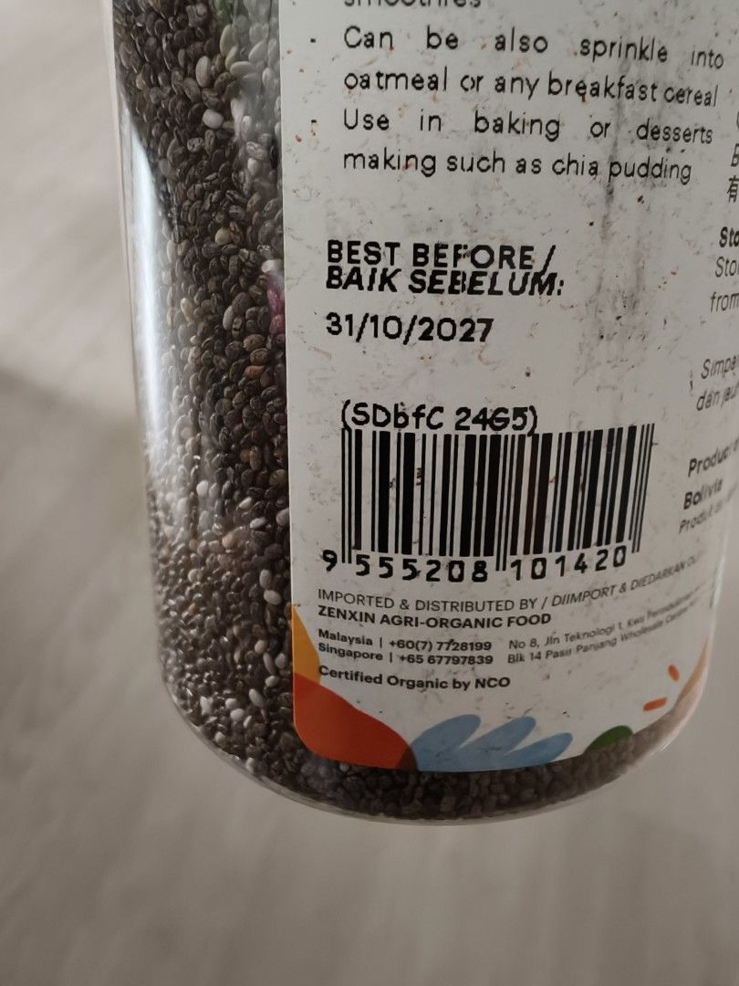 Simply Natural Organic Chia Seeds, Food & Drinks, Packaged & Instant ...