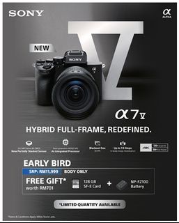 Sony a7 V Mirrorless Camera | ILCE-7M5 | a7M5 | a7V | 7 Mark 5 ...
