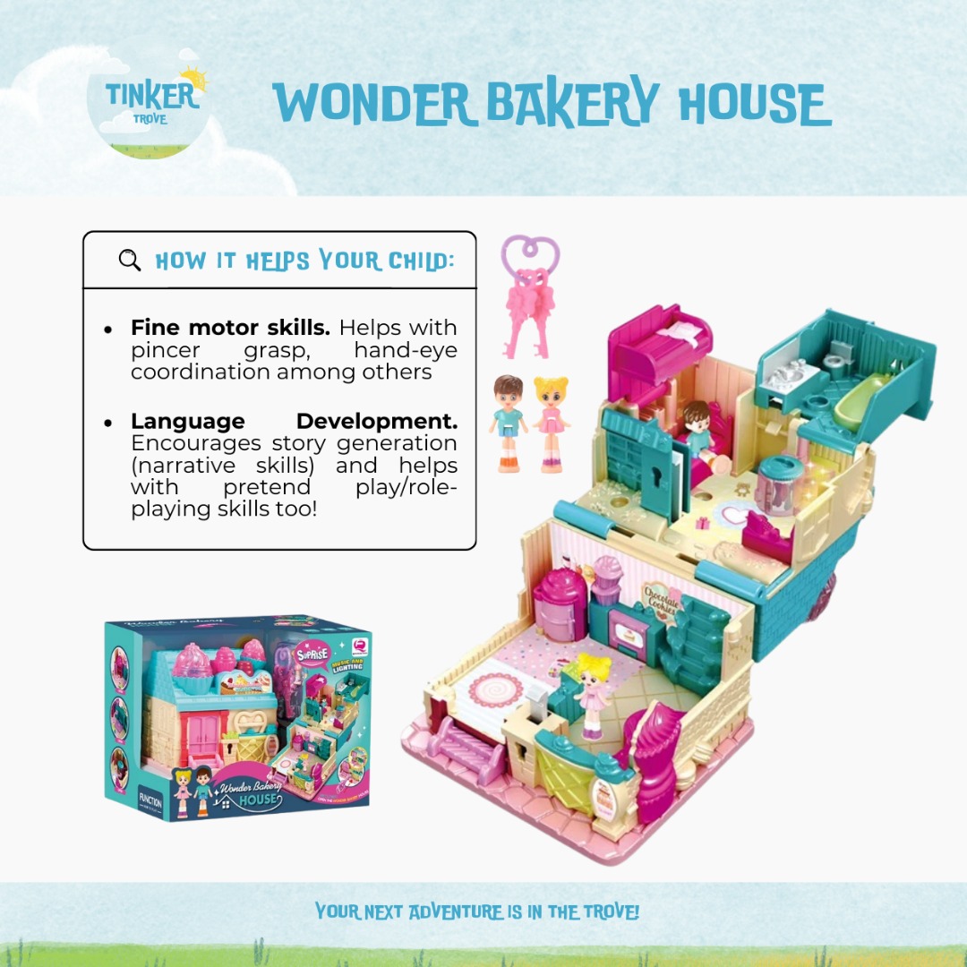 Tinker Trove Wonder Bakery House, Hobbies & Toys, Toys & Games on Carousell