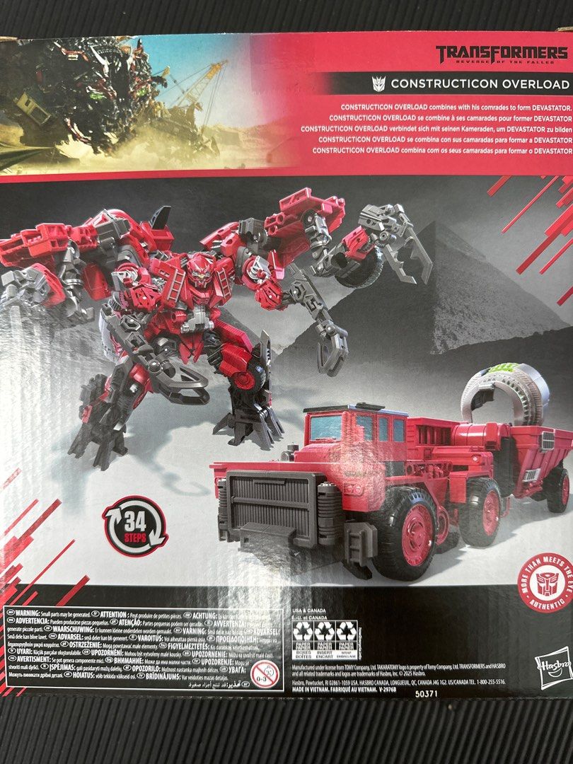 Transformers Studio Series Constructicon Overload, Hobbies & Toys, Toys ...