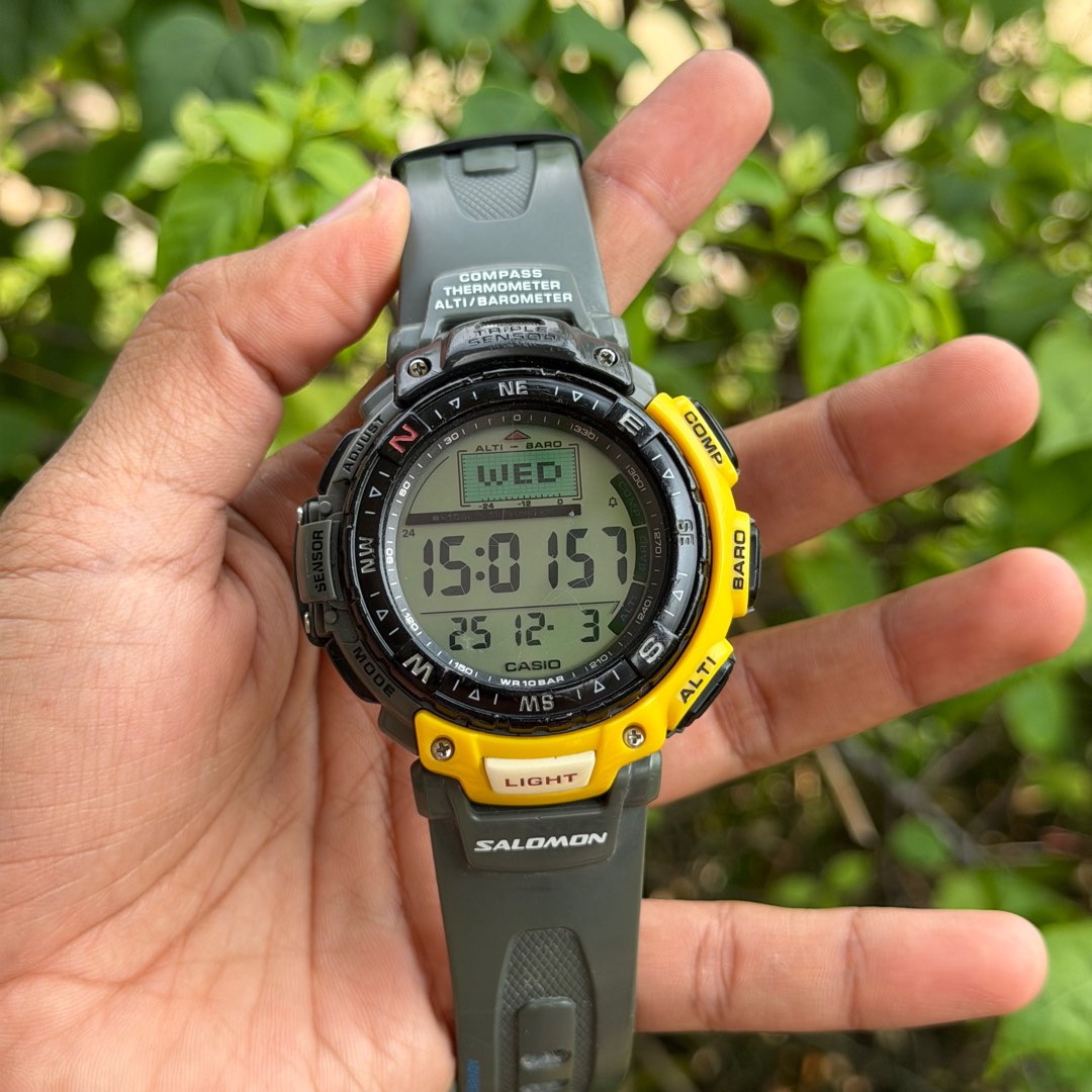 Vintage Casio Pro Trek Salomon Adventure Watch, Men's Fashion, Watches ...