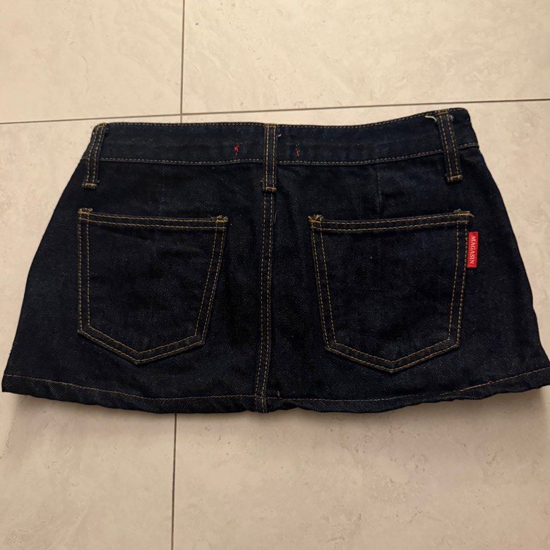 Vintage Denim Mini Skirt, Women's Fashion, Bottoms, Skirts on Carousell