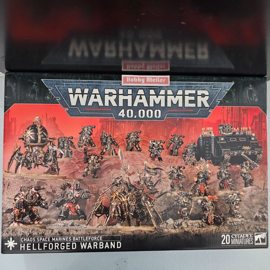 Warhammer 40K Chaos Space Marines Battleforce: Hellforged Warband (2025 ...
