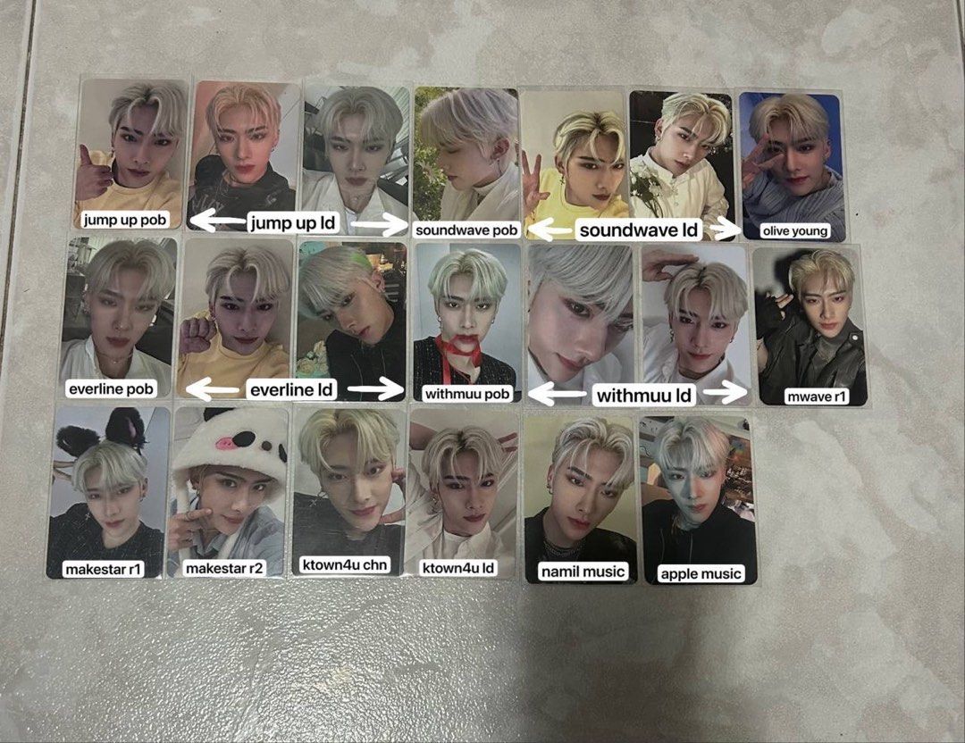 wts lfb zerobaseone zb1 ricky album pob ld lucky draw pc photocard ...