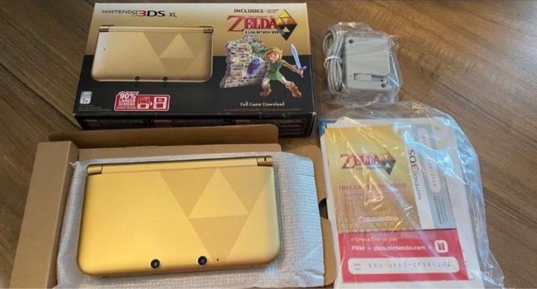 Nintendo 3DS XL ZELDA limited editions console full set, Video Gaming ...