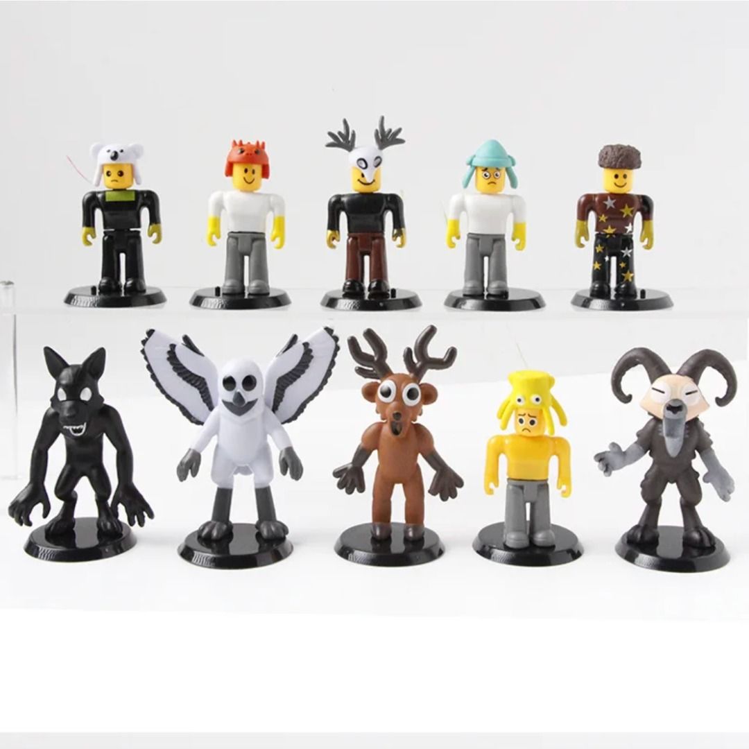99 Nights in The Forest Online Roblox Games Action Figures 10Pcs/set ...