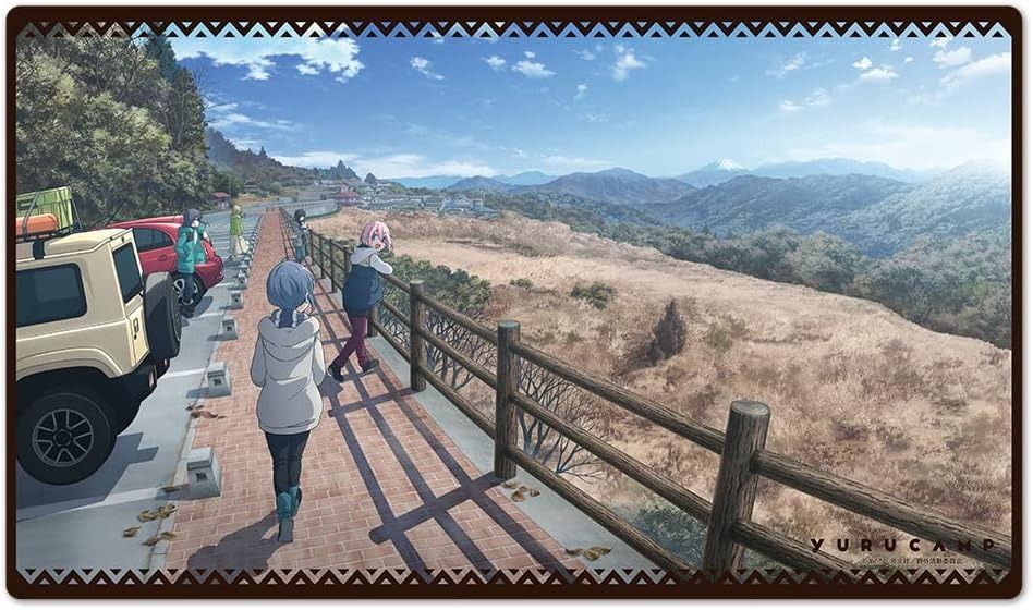 全新日版正版 電腦枱墊 3款選擇 600 × 350mm 志摩凜 各務原撫子 搖曳露營 Yurucamp Laid-Back Camp ...