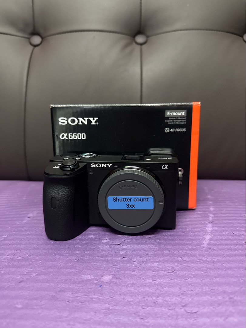 勁新淨 全套有盒 香港行貨 Sony A6600 Body 機身防震 快門次數 3XX, 攝影器材, 相機 - Carousell