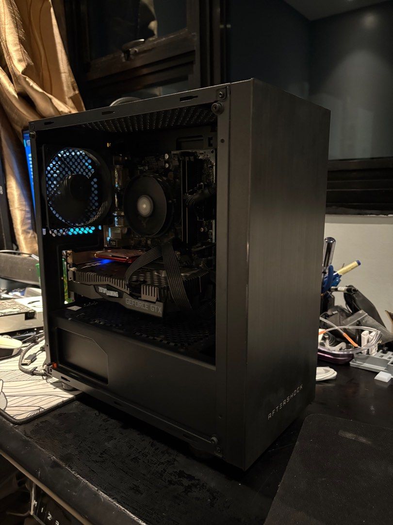 ⚡ AFTERSHOCK GAMING PC | R3 2200G | GTX 1660 Ti | 16GB RAM | PLUG ...