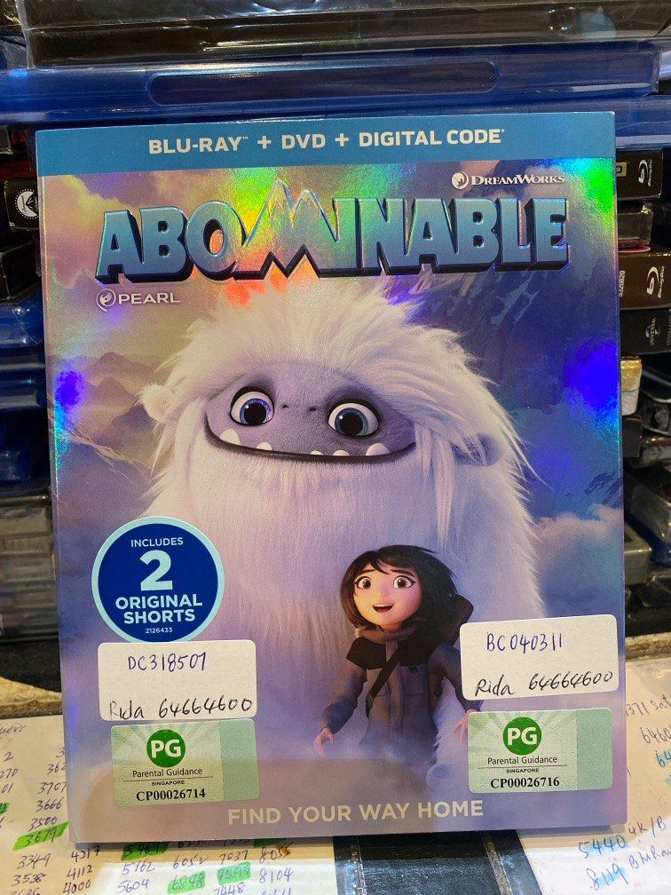 Abominable (Blu-ray + DVD), Hobbies & Toys, Music & Media, CDs & DVDs ...