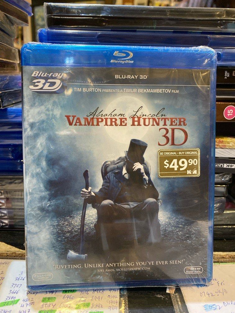 Abraham Lincoln: Vampire Hunter 3D (BR), Hobbies & Toys, Music & Media ...