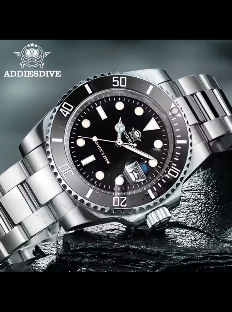 Addiesdive Diver's Watch - Multiple Colors, Men's Fashion, Watches ...