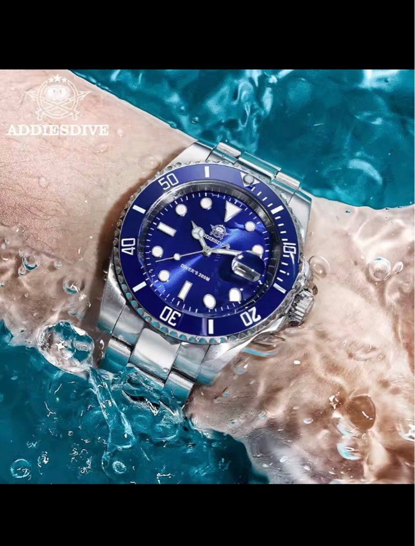 Addiesdive Diver's Watch - Multiple Colors, Men's Fashion, Watches ...