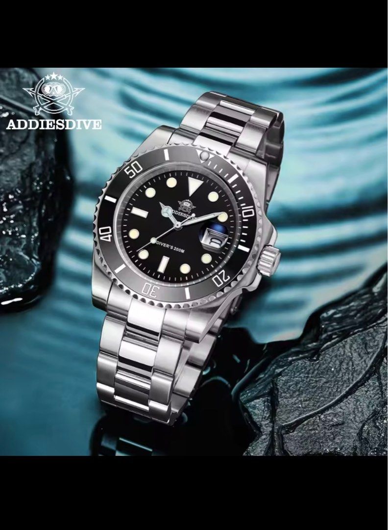 Addiesdive Diver's Watch - Multiple Colors, Men's Fashion, Watches ...