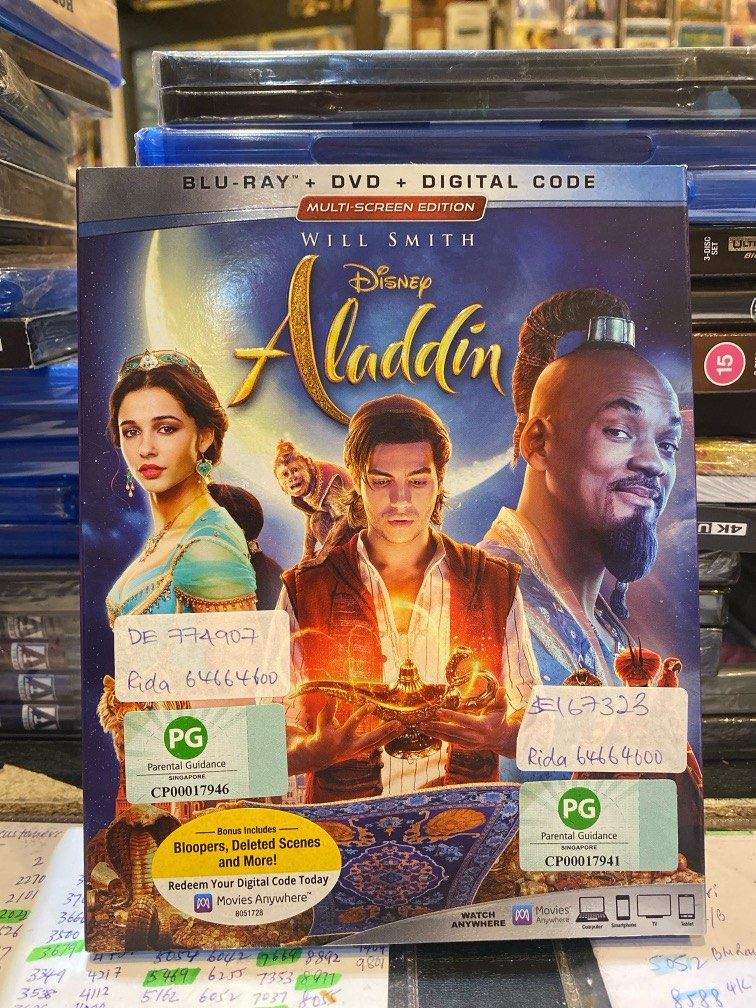 Aladdin (Blu-ray + DVD), Hobbies & Toys, Music & Media, CDs & DVDs on ...