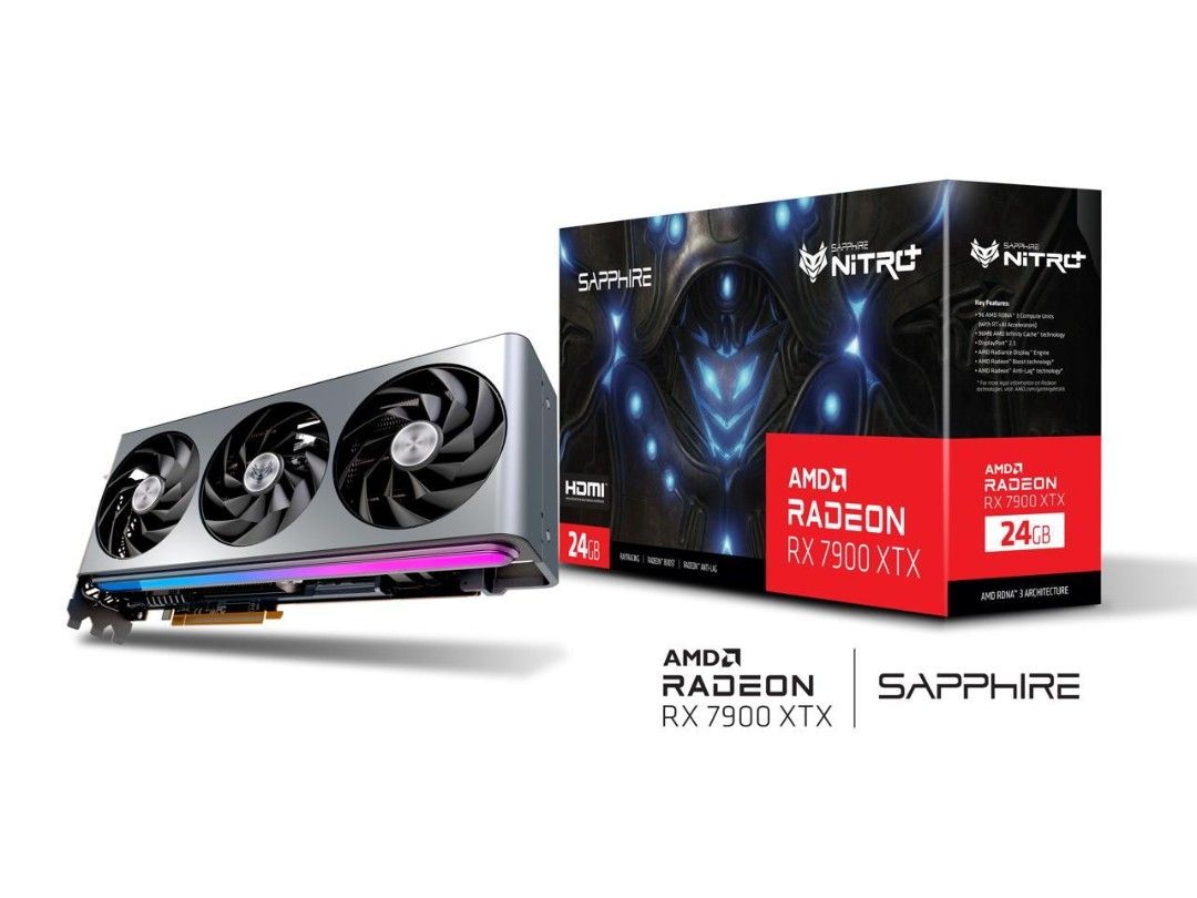 AMD GPU RX7900XTX 7900 XTX 24GB VRAM SAPPHIRE NITRO+ SWAP ROG RTX 3090 ...