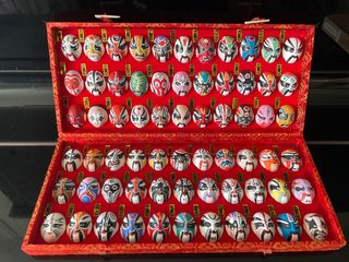 泥人张面谱 Chinese Opera Mask Set, Hobbies & Toys, Memorabilia ...