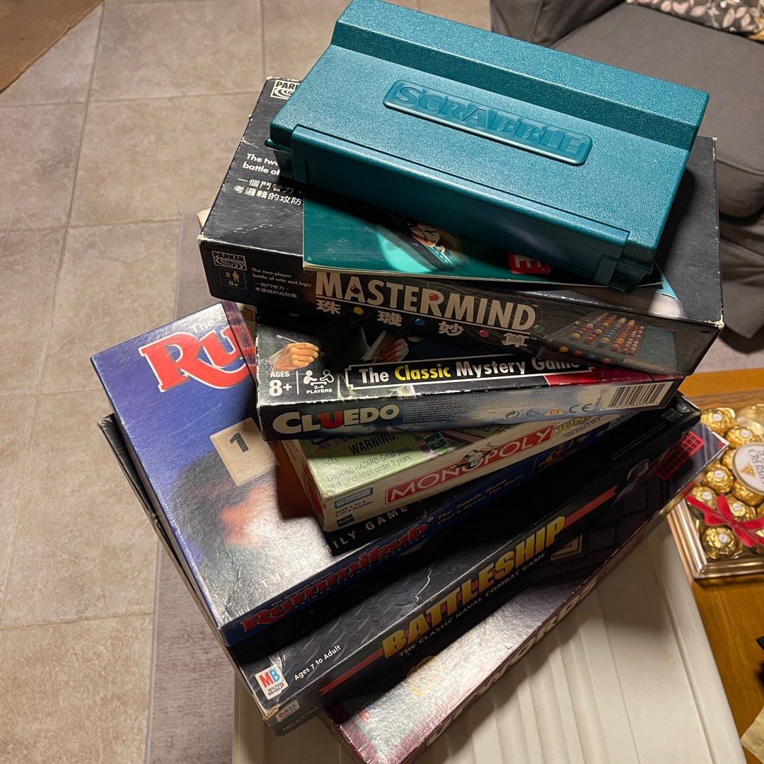 Assorted Board Games - Mastermind, Cluedo, Monopoly, etc., Hobbies ...