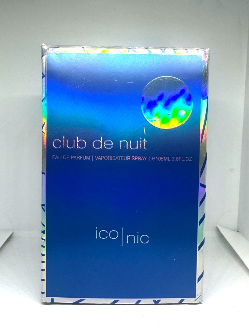 Authentic Club De Nuit Nuit Blue Iconic Eau de Parfum 105ML, Beauty ...