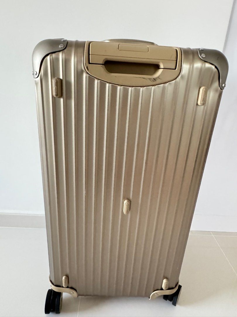 Authentic Rimowa Original Trunk Plus - Titanium, Hobbies & Toys, Travel ...