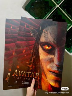 Avatar: Fire and Ash Movie Poster, Hobbies & Toys, Music & Media, CDs ...