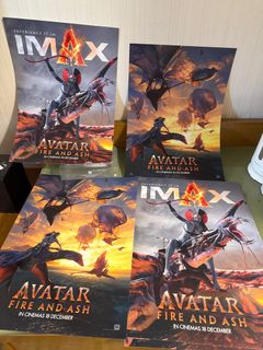 Avatar: Fire and Ash IMAX Movie Poster (Brand New), Hobbies & Toys ...
