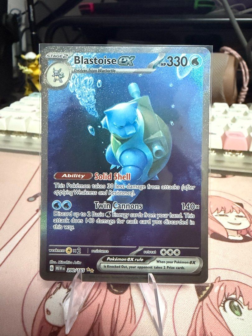 Blastoise EX SIR 200/165 Pokemon 151 ENG, Hobbies & Toys, Toys & Games ...