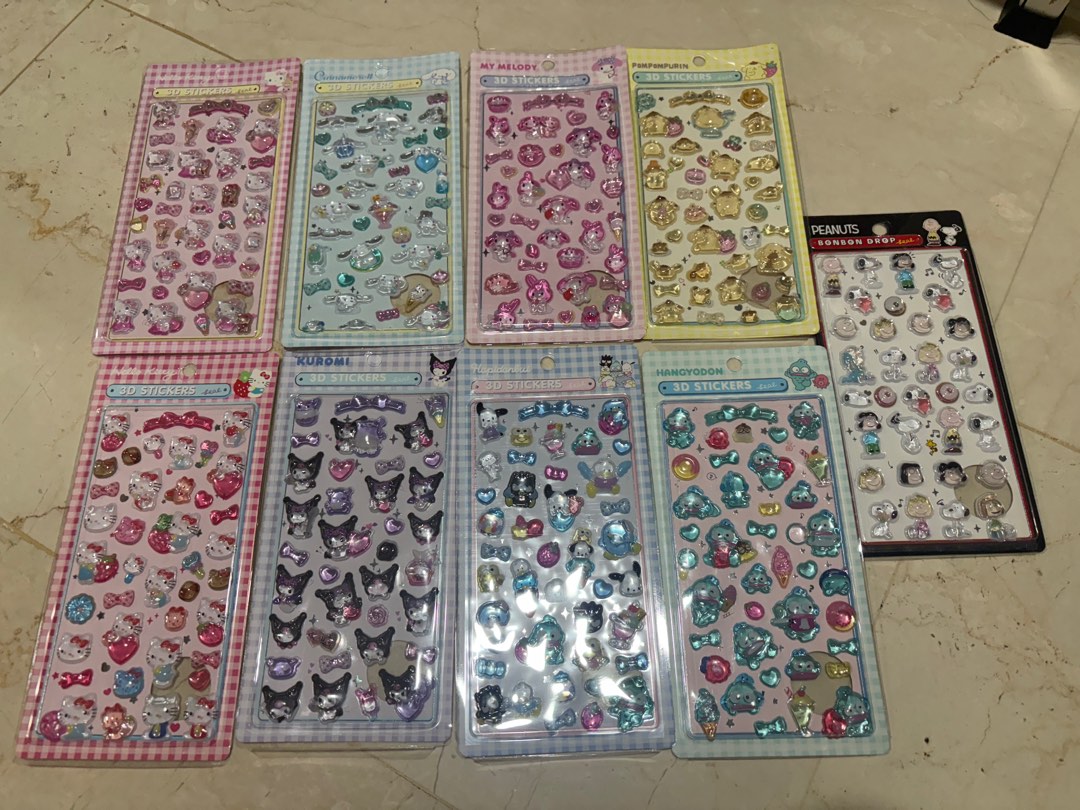 Bon bon drop stickers Sanrio, Hobbies & Toys, Stationery & Craft, Other ...