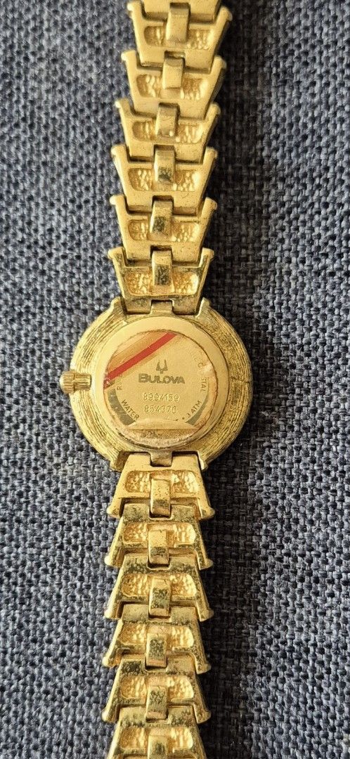 Vintage Bulova Gold-Tone Ladies Watch, Women's Fashion, Watches ...