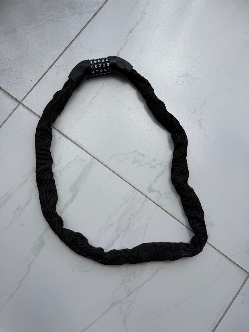 5digit Combination Bike Lock 1.2m, Sports Equipment, Bicycles & Parts ...