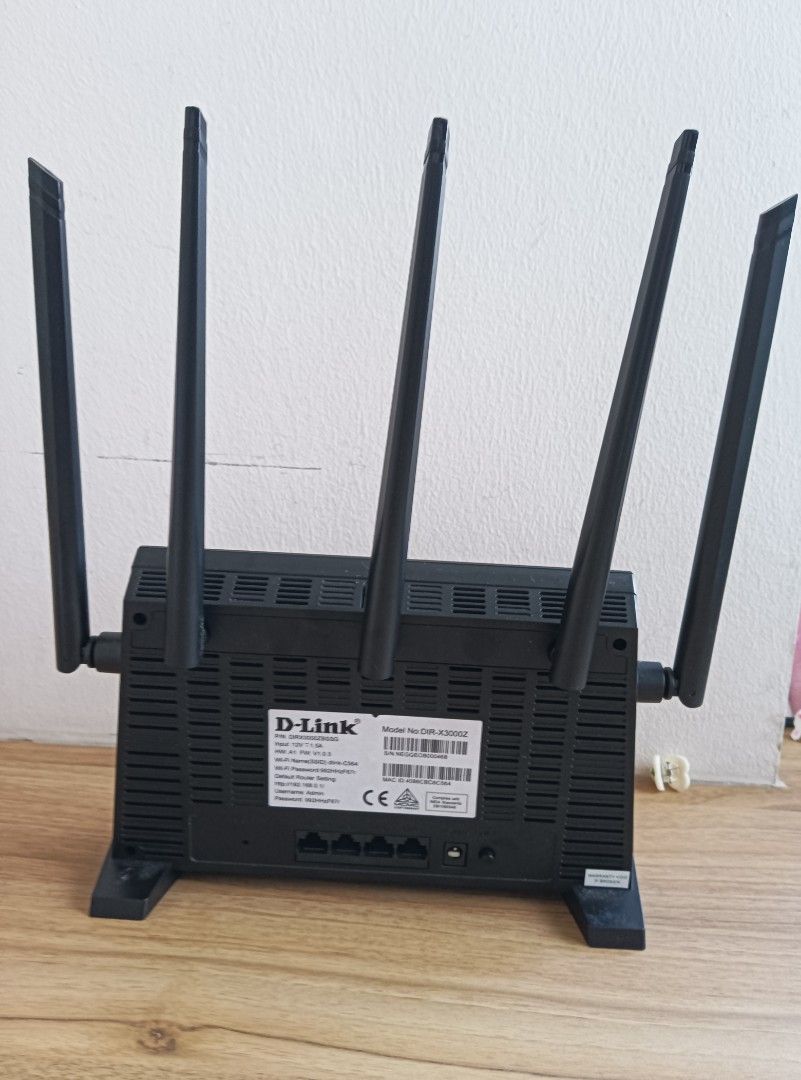 D link AX3000 Gigabit Wi-Fi 6 Mesh Router, Computers & Tech, Parts ...