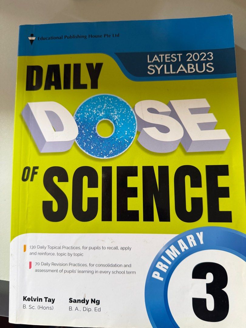 Daily Dose of Science Primary 3 Textbook, Hobbies & Toys, Books ...