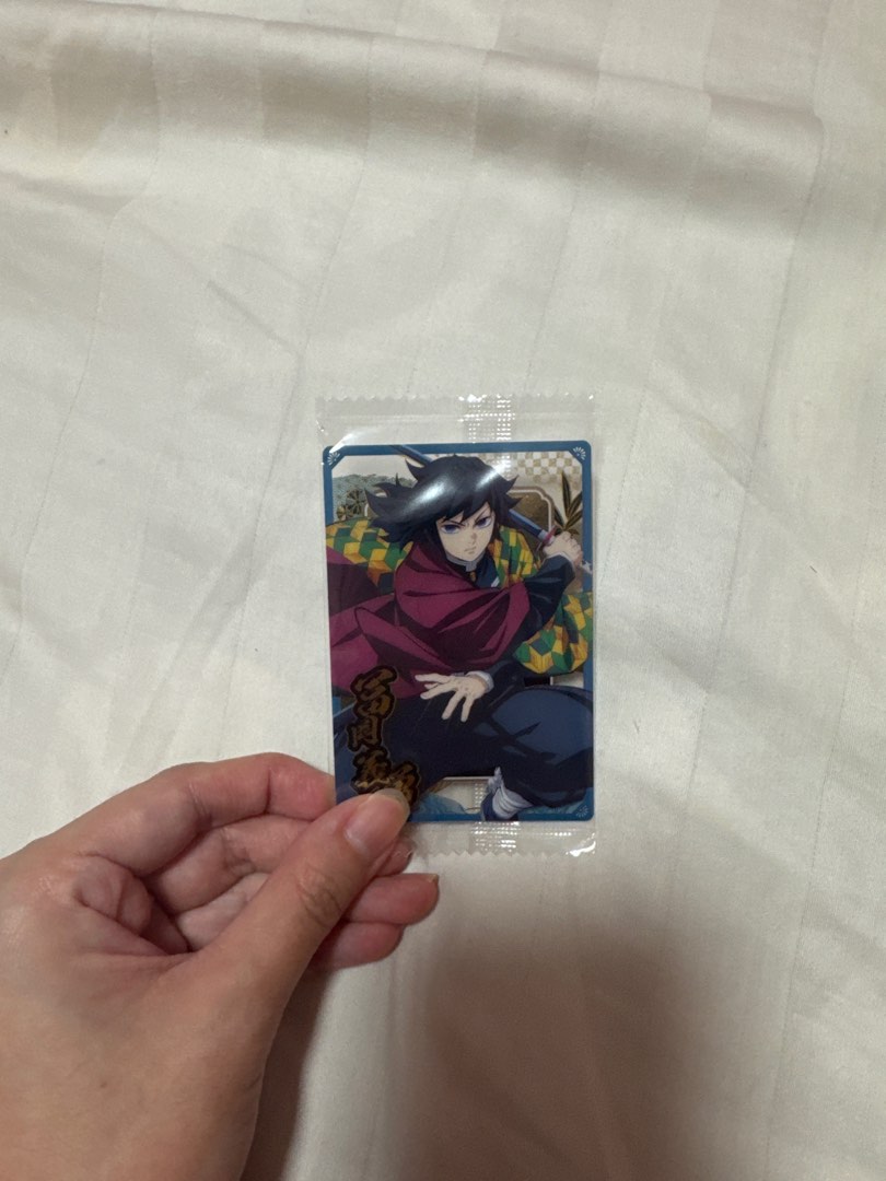 Demon Slayer wafer card Giyu Tomioka, Hobbies & Toys, Toys & Games on ...