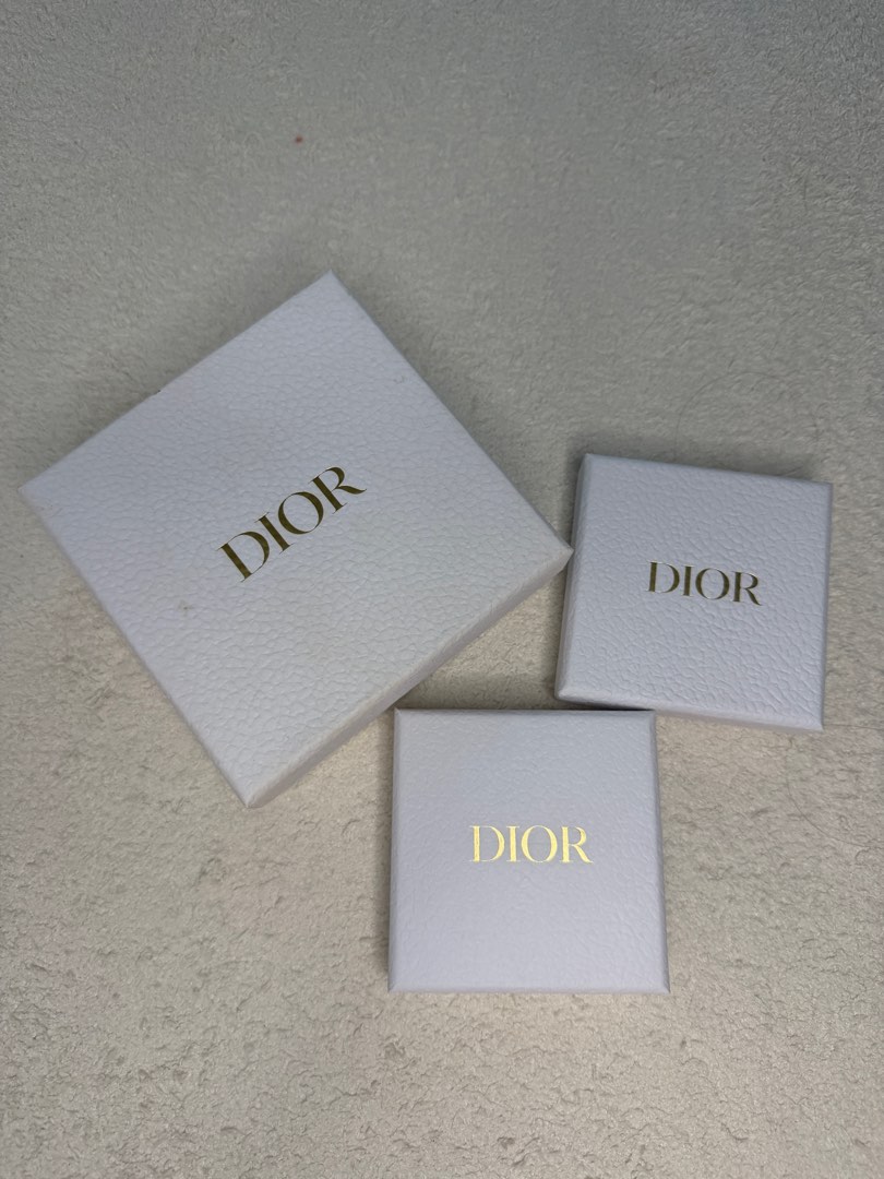 [Dior Box Pack] Set of 3, Women's Fashion, Jewelry & Organisers ...
