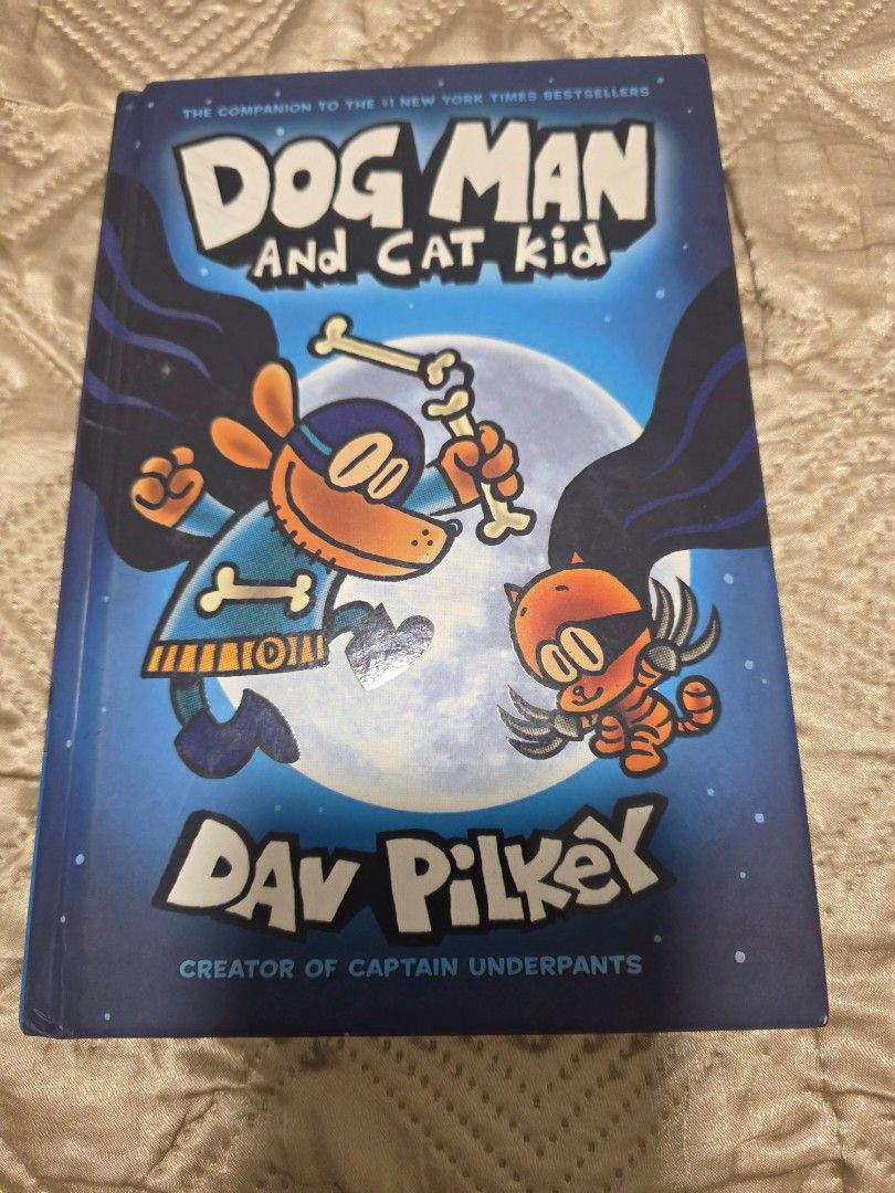 Dog Man and Cat Kid Book by Dav Pilkey, Hobbies & Toys, Books ...