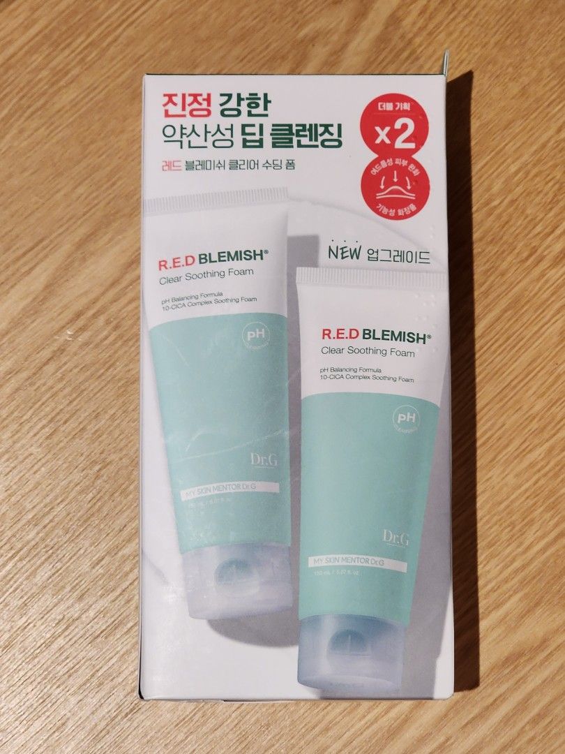 Dr G R.E.D Blemish Clear Soothing Foam (2x), Beauty & Personal Care ...