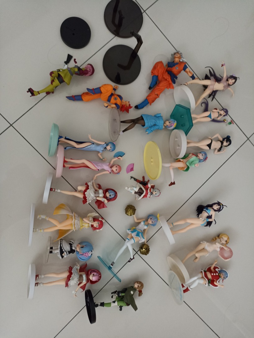 Dragon Ball Goku Ram Rem Sword Art Anime Figure, Hobbies & Toys, Toys ...