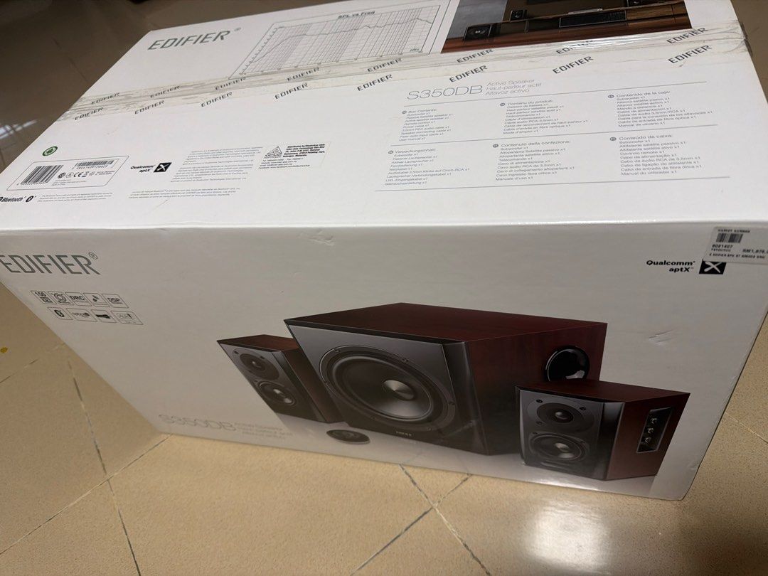 Edifier S350DB 2.1 Speaker System with Subwoofer, Audio, Soundbars ...