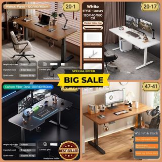 Electric Standing Desk | Height Adjustable Table | Ergonomic Computer ...