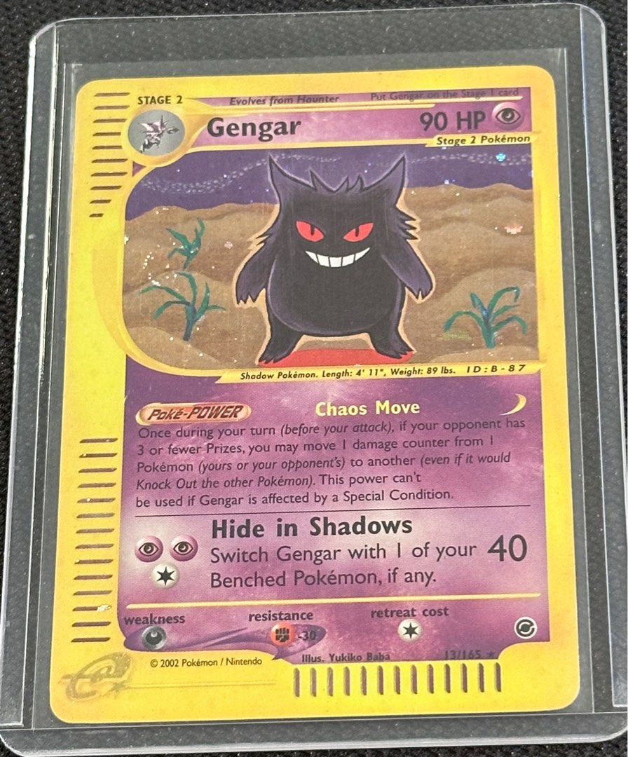 Gengar 013/165 Expedition Base Set Holo Rare Pokemon Vintage Card ...