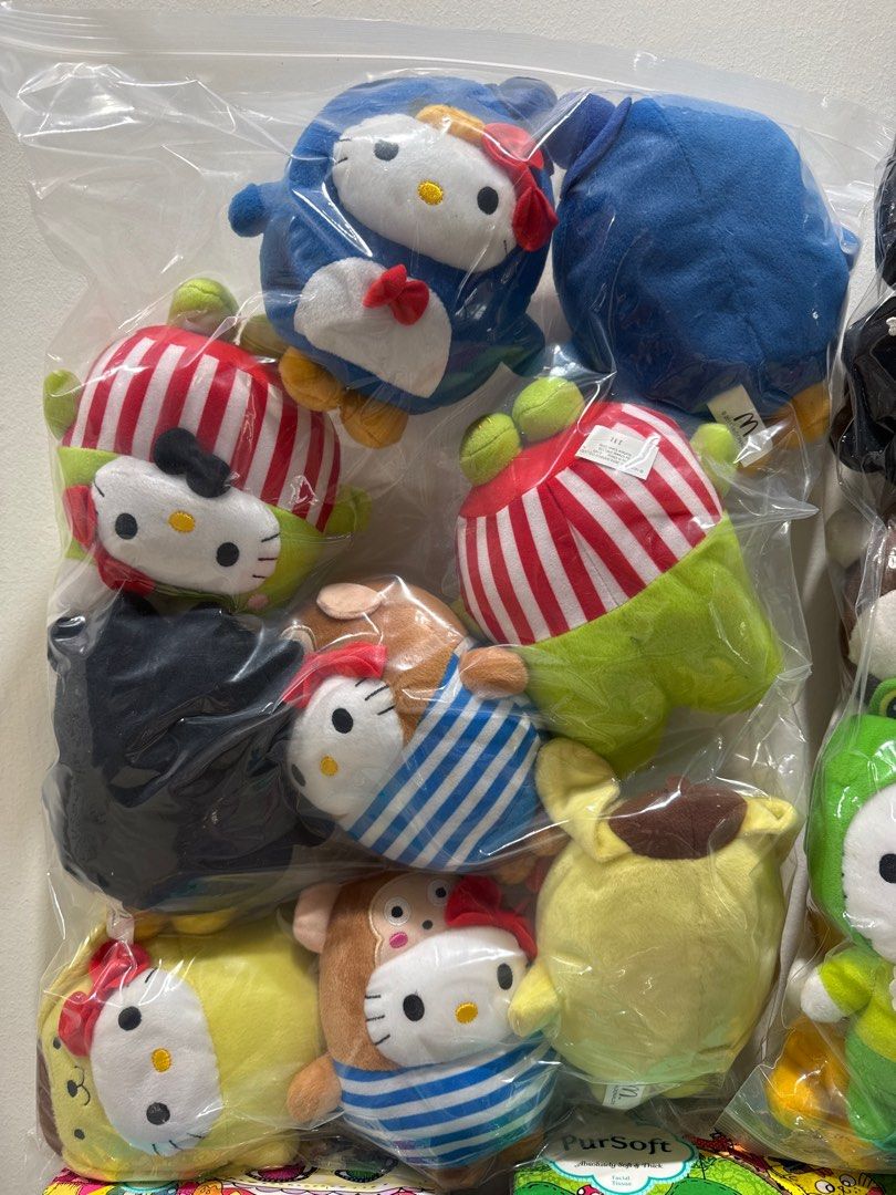 Hello Kitty Plushies - Assorted Designs, Hobbies & Toys, Toys & Games ...
